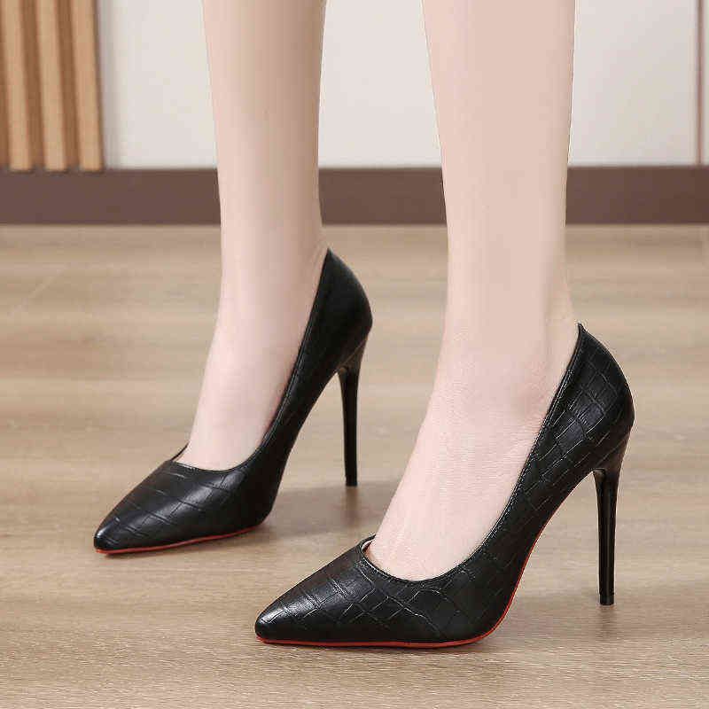 Classic Black Stiletto Heels