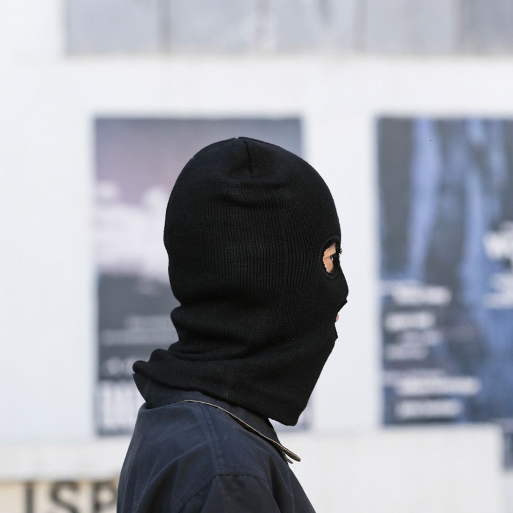 Distressy Black Balaclava Black Distressed Ski Mask Yeat, 57% OFF
