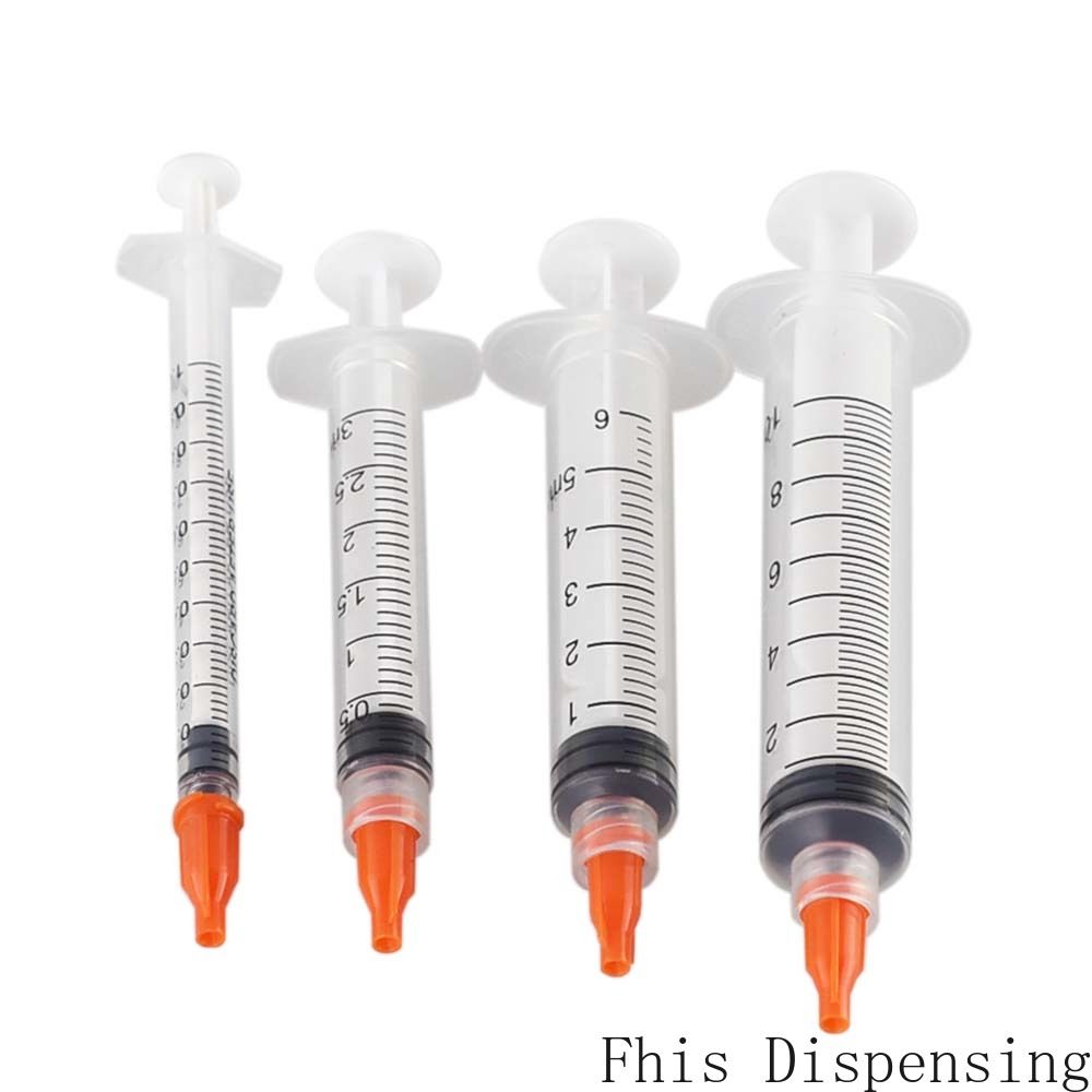 Dispensing Syringes Barrels Tips Caps 1ml 3ml 5ml 10ml From ...