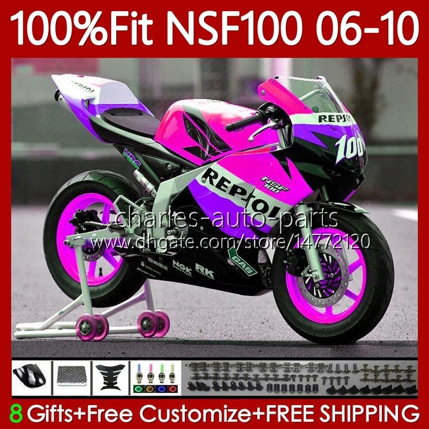 Glassfiber Race Bodywork For HONDA Fiberglass NSF100 NSF 100 06 10 ...