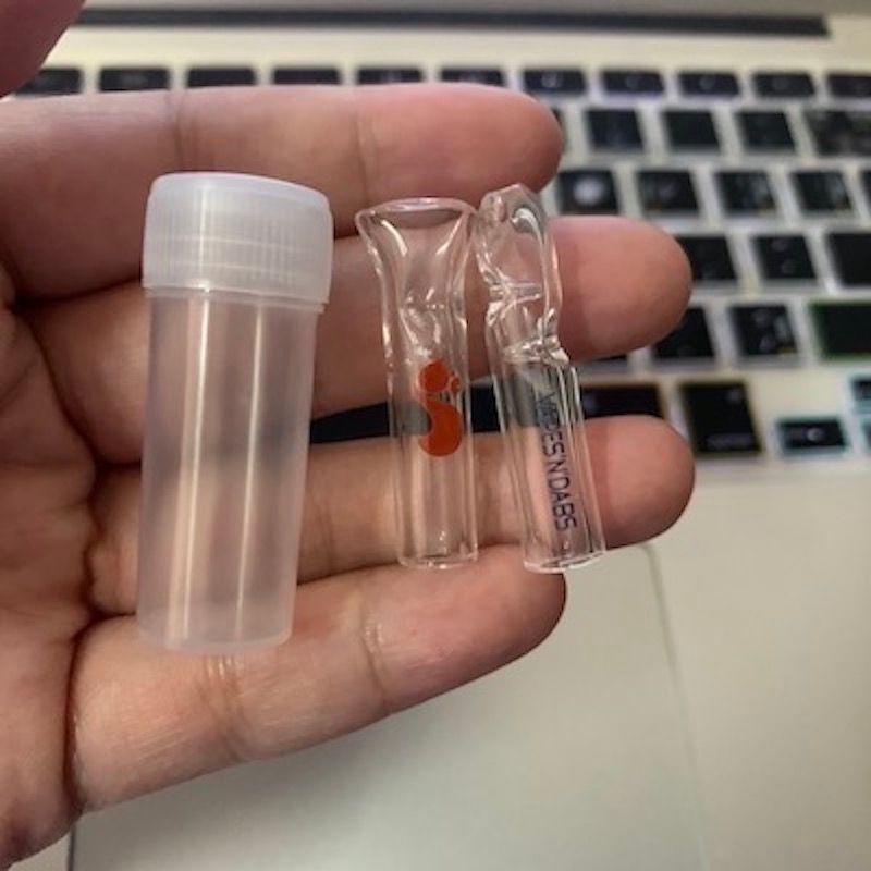 Squirrel Glass Hand Pipe Mini, Portable Vape With Filter For Dabs ...