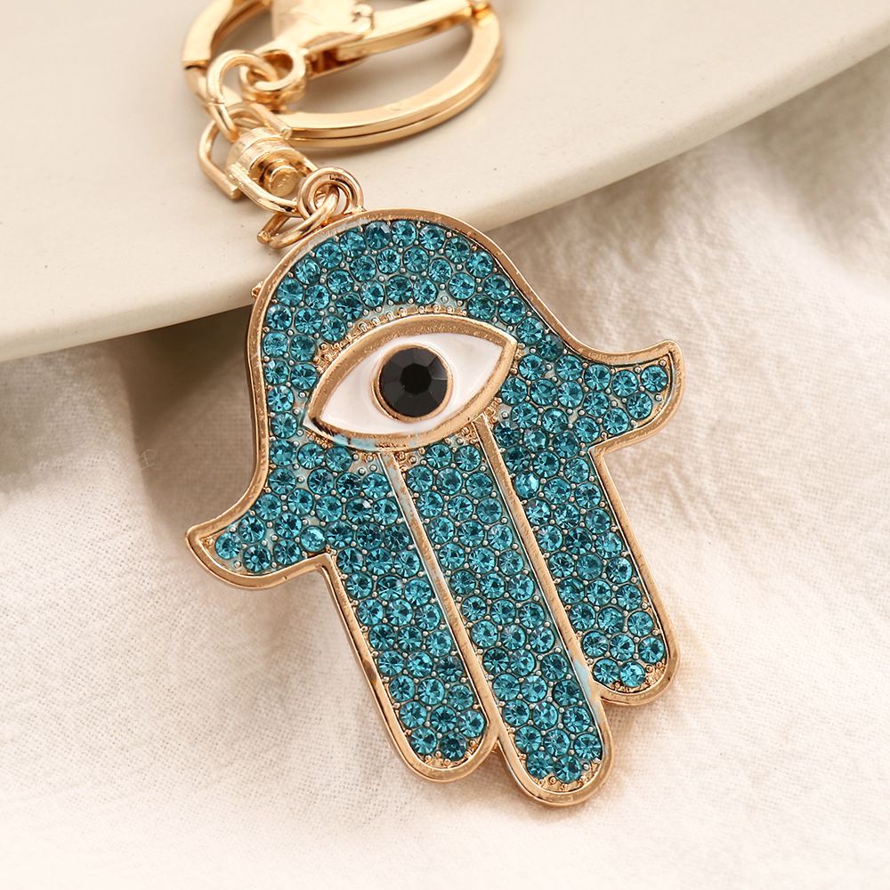 Creative Crystal Evil Eyes Cute Keychains For Her For Men And Women ...
