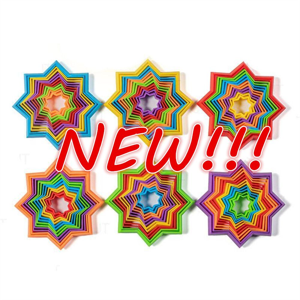 NEW!!! 3D Magic Star Toy Childrens Educational Stereo Spiral Variety ...