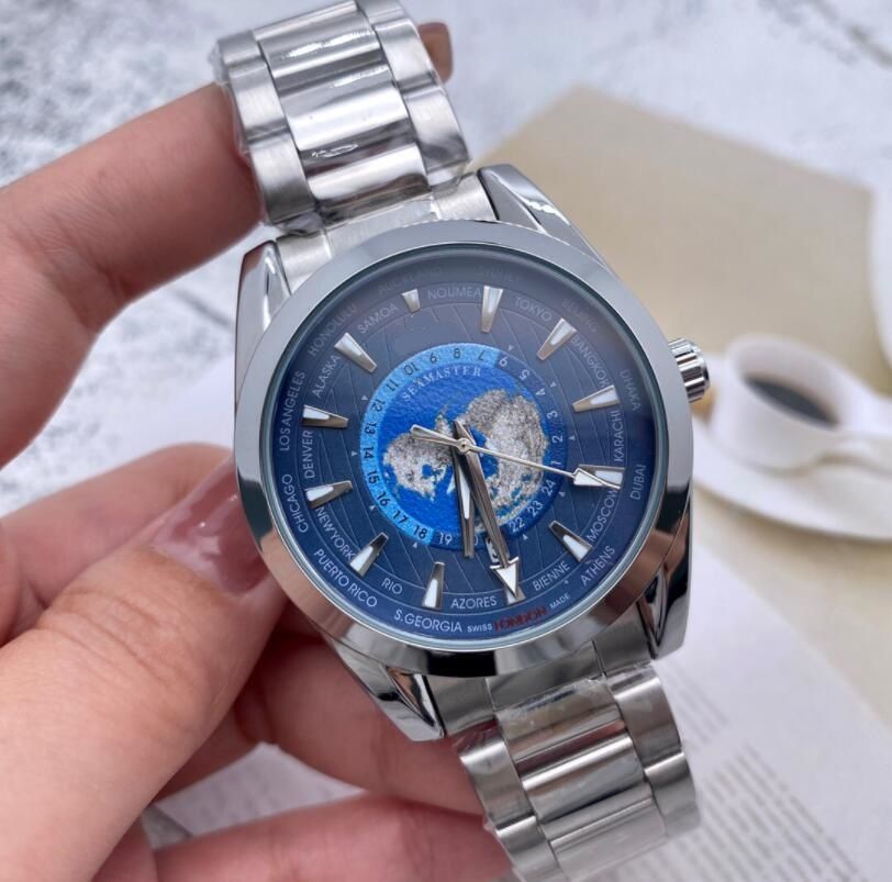 High Quality Mens Earth Gift Skeleton Face Watch 40mm Quartz Movement ...
