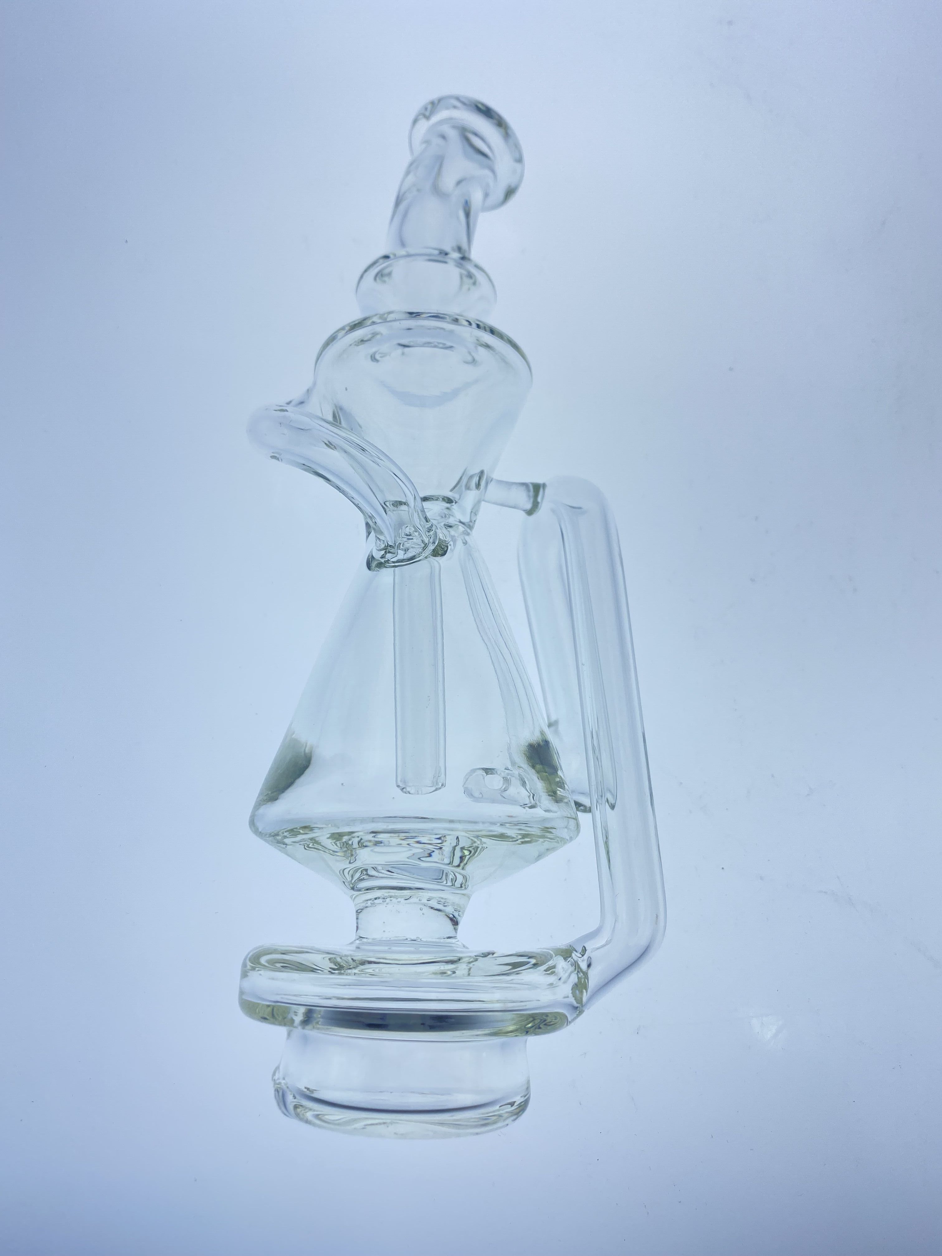 Clear Carta Recycler Glass Hookah Dab Rig Premium Smoking Experience ...