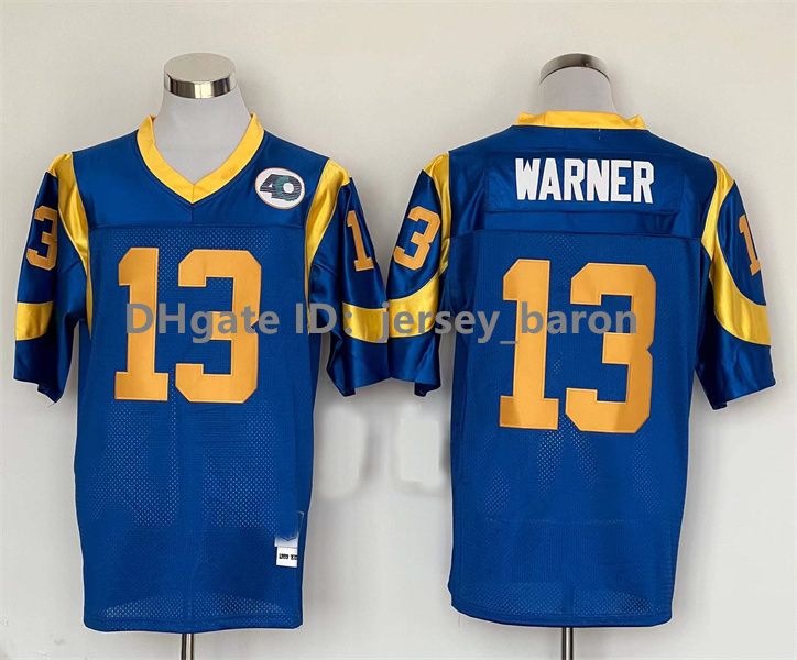 Throwback Football Jersey Eric Dickerson Kurt Warner Marshall Faulk ...