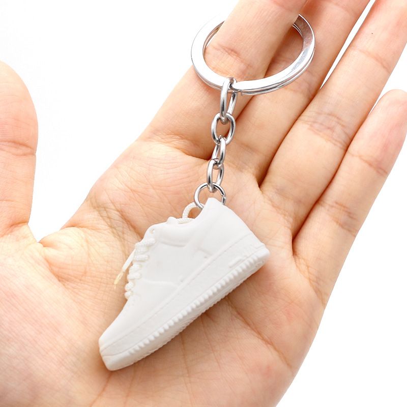 Classic Mini Basketball Shoe Keychain Stereoscopic Sneaker Key Chain ...