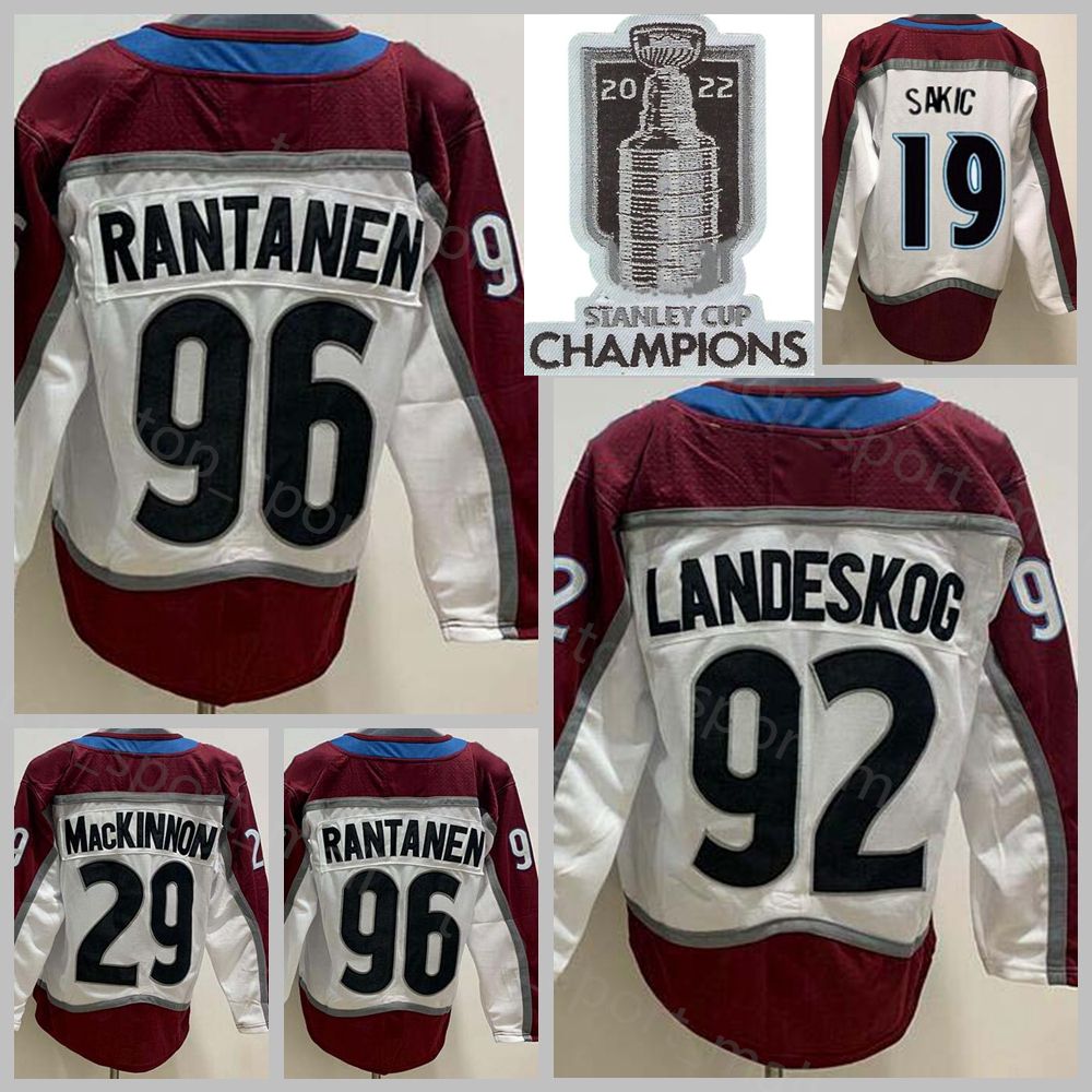 Mens Ice Hockey 8 Cale Makar Jerseys 29 Nathan MacKinnon 92 Gabriel ...