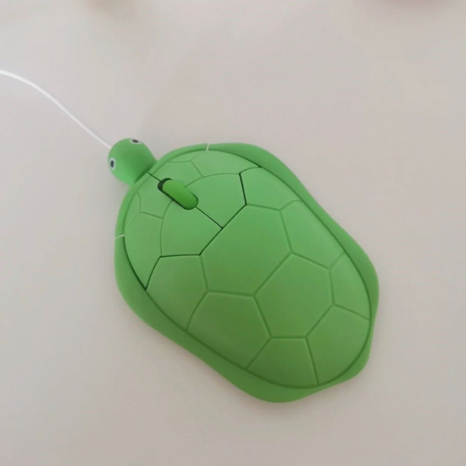 Mini Wired Mouse Cute Cartoon Mice Turtle Shape Animal Design Tortoise ...