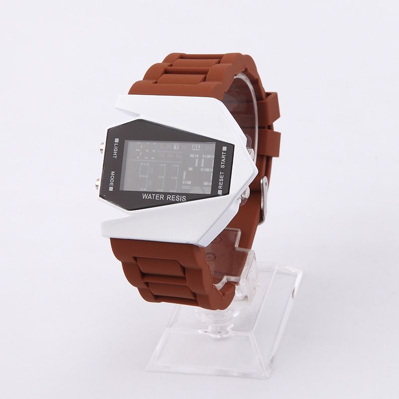 NEW Stealth Plane Aircraft Bomber Shape Sports LED Digital Watch ...