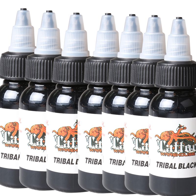 1OZ Bottles Black Tattoo Ink DragonHawk Pigment Set SL067*10 From ...