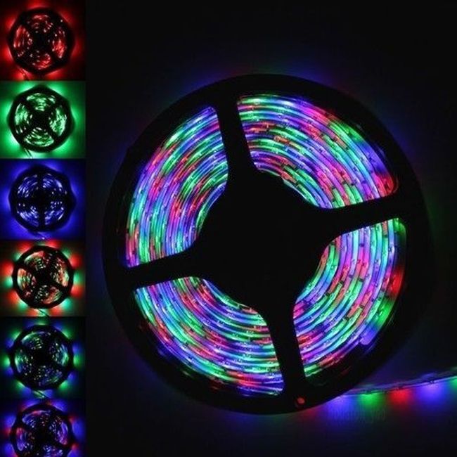 50 Meter Led Strip Light 5050 SMD 150/300Led RGB Led Flexible Strip 12V ...