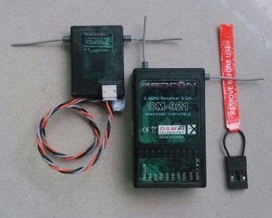 CM921 DSMX Receiver SPEKTRUM JR 9 Channel With All SPEKTRUM And JR 2.4 ...