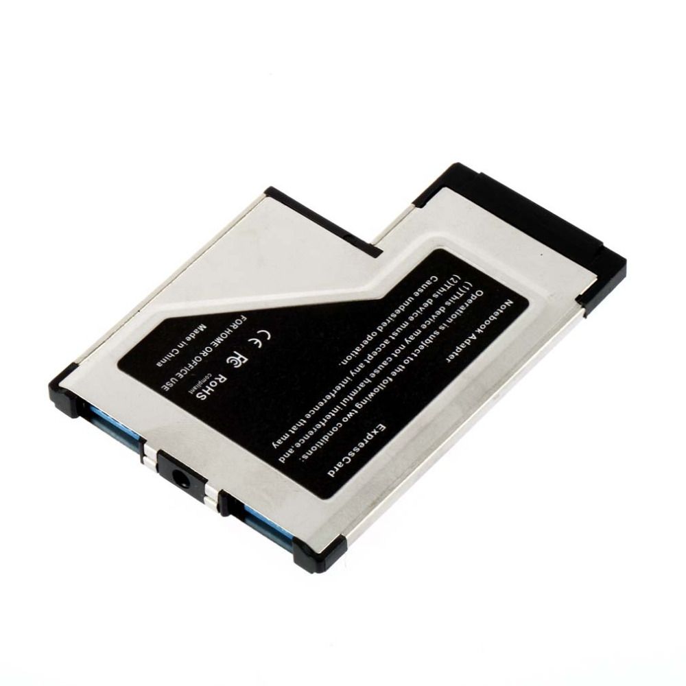 Express Card 54 To USB 3.0 Card 54mm Express USB PCMCIA 2 Ports Card ...