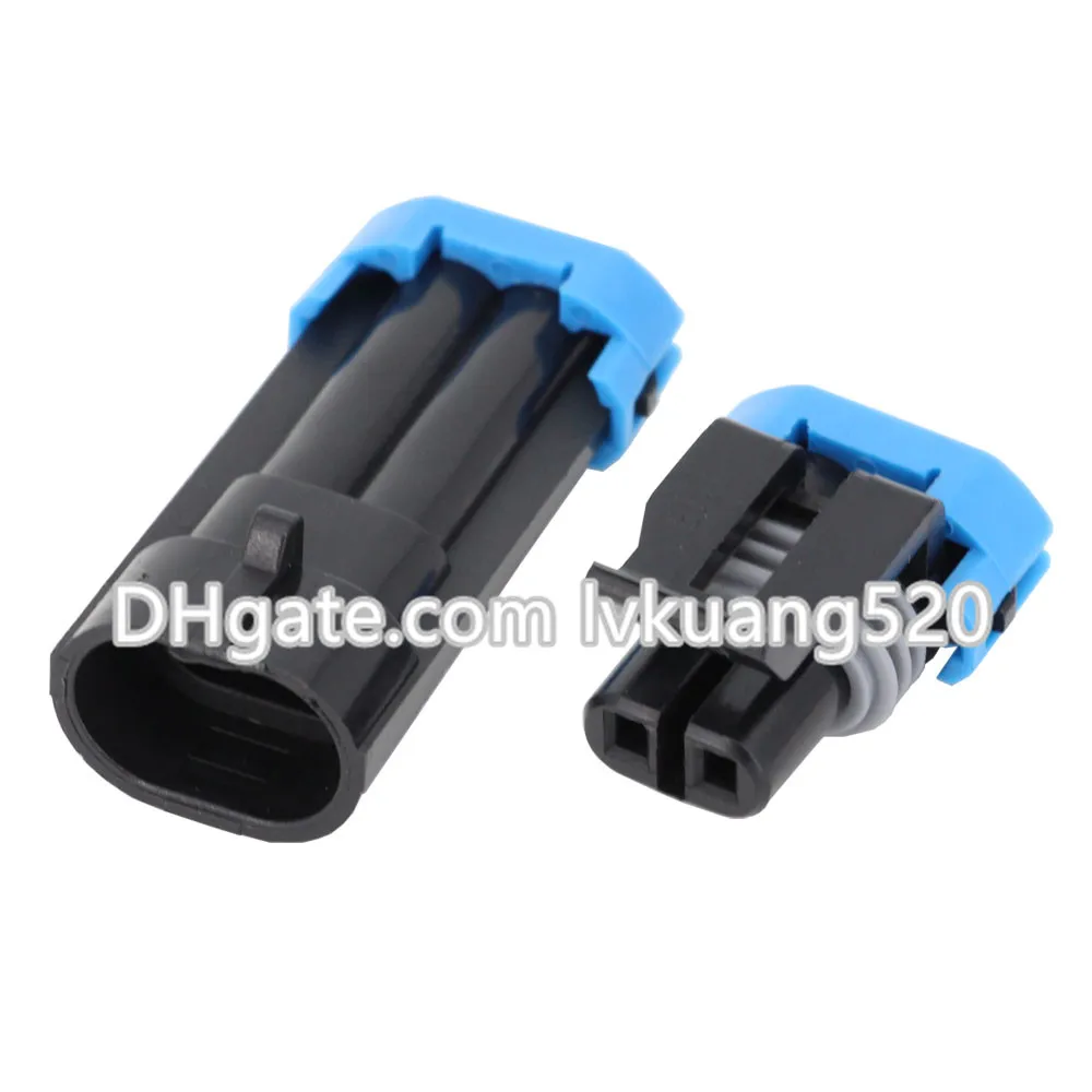 5 Juegos 2 Pines Enchufes De Sensor De Temperatura Exterior Conectores Automotrices Conectores ...