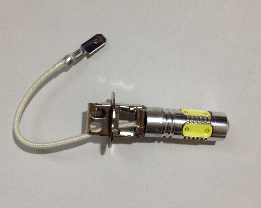 DC 6V H3 Car LED Lamps 5W New Super Bright Front Headlight Car Styling ...