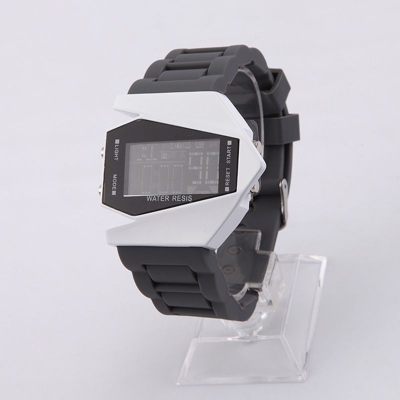 NEW Stealth Plane Aircraft Bomber Shape Sports LED Digital Watch ...