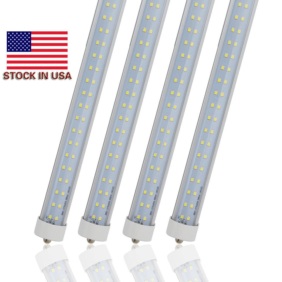 8ft Single Pin FA8 Led T8 Tube Lights V Shaped R17D 8 Feet LED ...