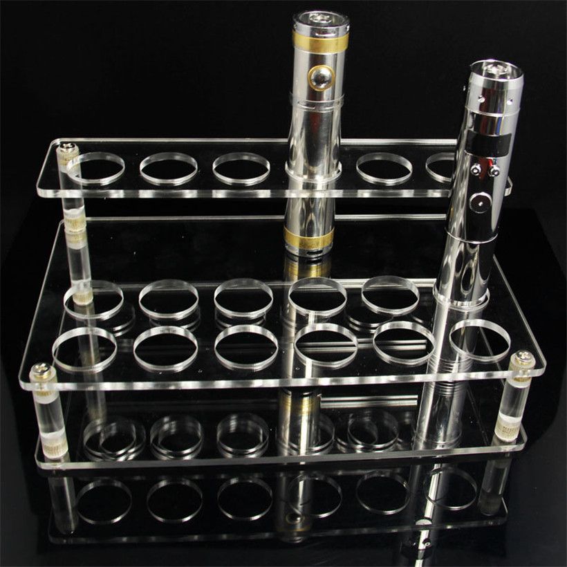 Acrylic Display Stand Vape E Cig Mod Standing Shelf Holder Racks For ...