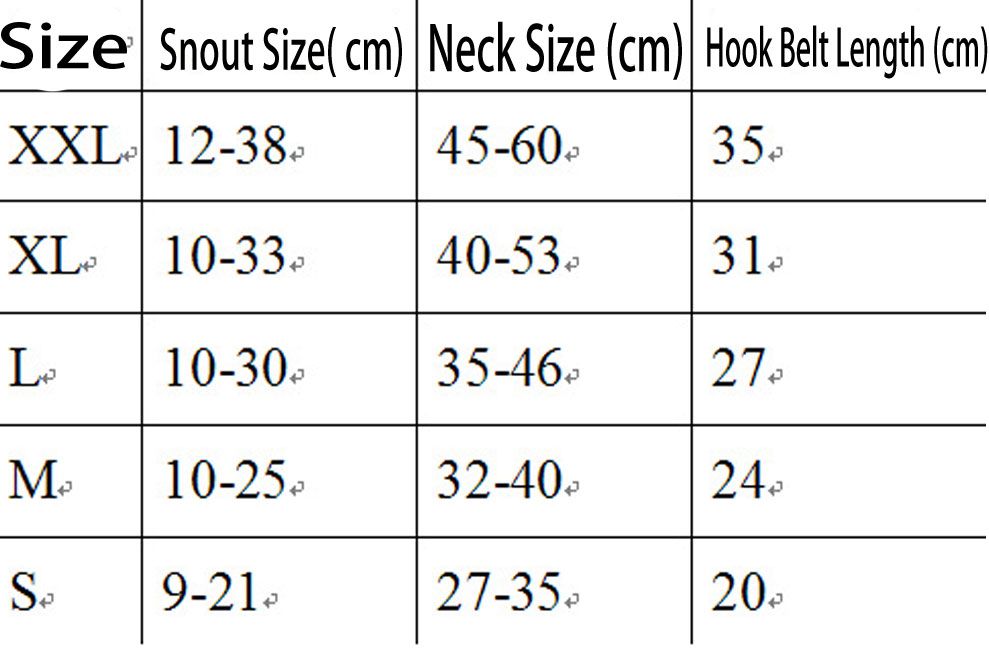 Size Chart Size Chart