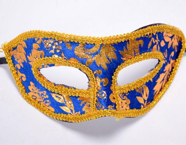 Cheap Half Face Mask Halloween Masquerade Mask Male Venice Italy ...
