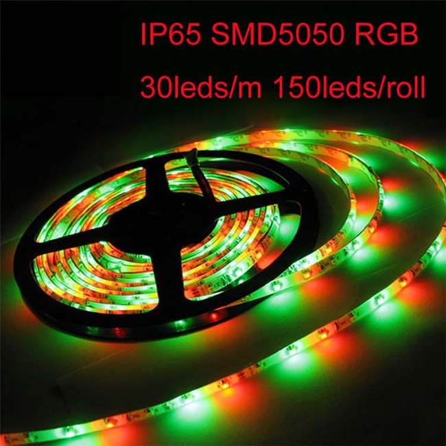 50 Meter Led Strip Light 5050 SMD 150/300Led RGB Led Flexible Strip 12V ...
