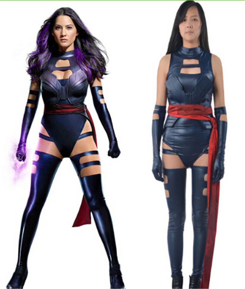 Xmen Apocalypse Betsy Braddock Costume Sexy Bodysuit