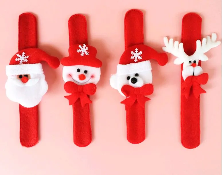 Papá Noel Muñeco De Nieve Juguetes Bofetada Círculo Pulsera Muñequera ... Papá Noel Muñeco De Nieve Juguetes Bofetada Círculo Pulsera Muñequera ...