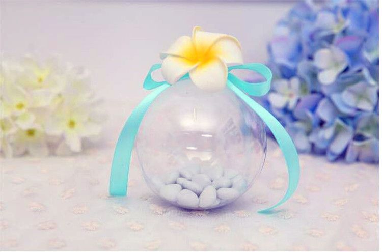 Christmas Decorations Openable Transparent Plastic Christmas Ball ...