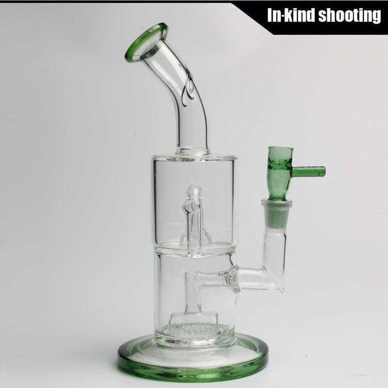 The NEWEST ARRIVAL TORO DOUBLE MICRO HEX HEX Glass Bong 10 14mm Bongs ...