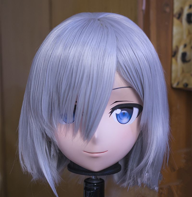 N01Handmade Female Silicone Rubber Full Face KIG Mask Japanese Anime ...