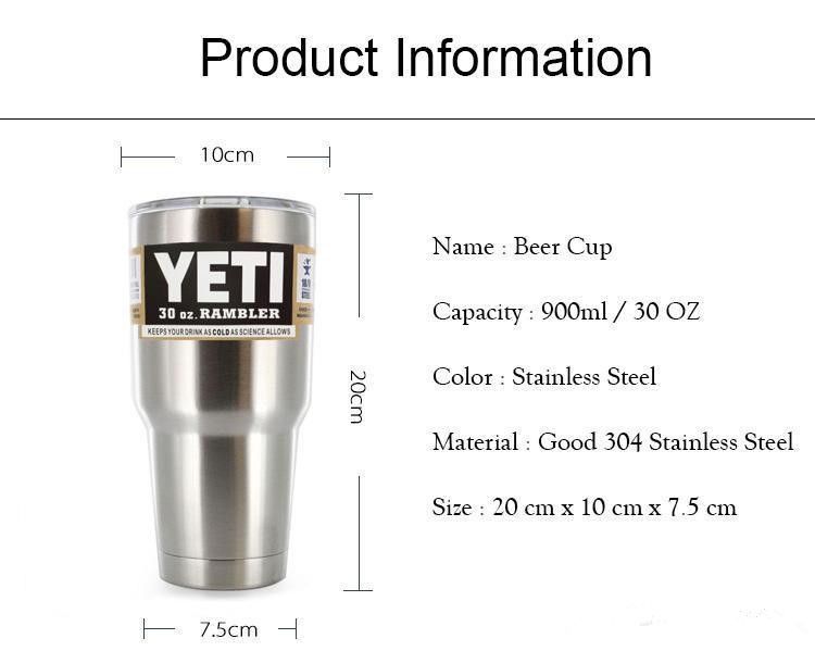YETI 30 Oz Cup Cooler YETI Rambler Tumbler For Travel Vehicle Beer YETI yeti-30-oz-cup-cooler-yeti-rambler-tumbler-for-travel-vehicle-beer-yeti