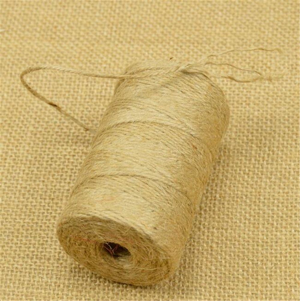 2mm Hemp Rope Three Ply Ropes Woven Natural Hemp Rope DIY Good Material ...