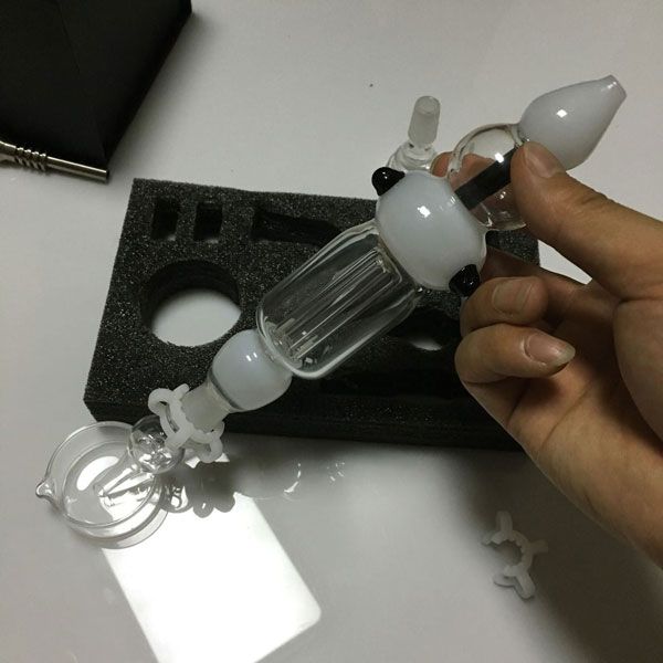 Discount 14mm Nector Collector 2.0 Kit Straw Glass Water Pipes With ...