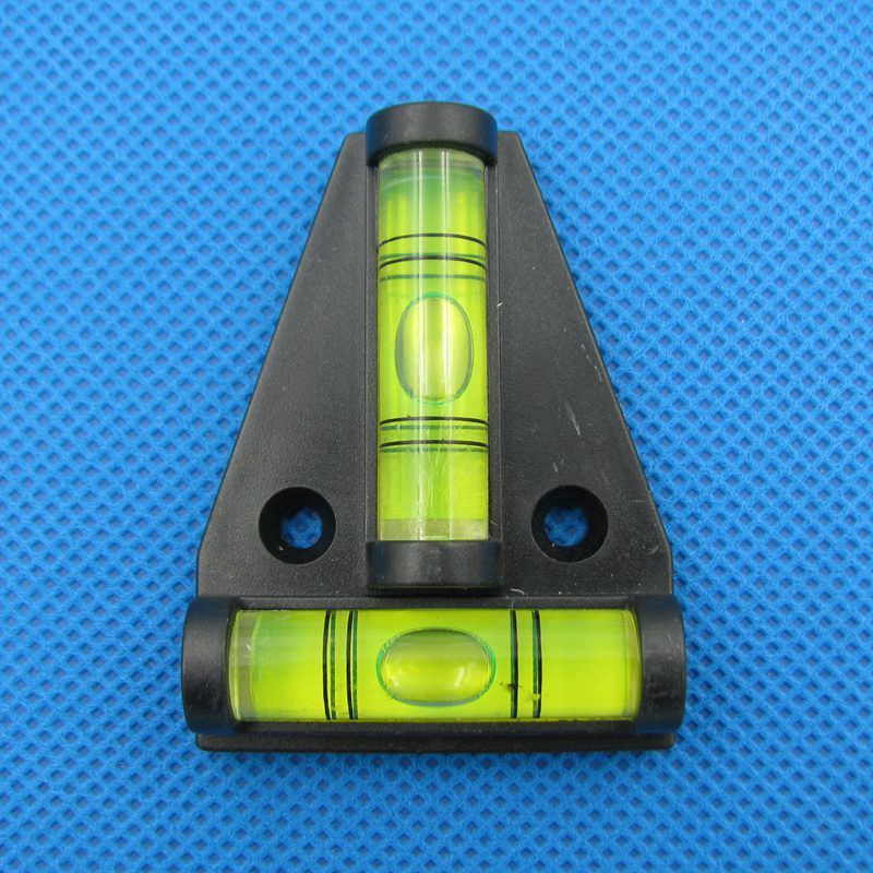2020 T Type Bubble Spirit Level Triangular Plastic Mini Bubble Level ...