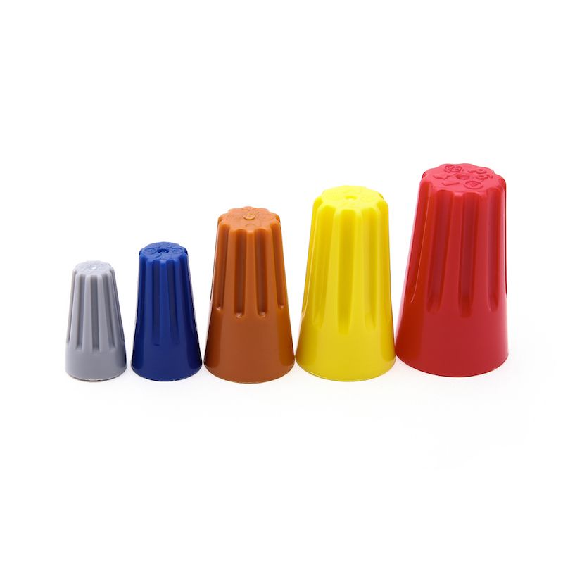 2021 Closed Terminal Lugs Press Line Cap RED Wire Twist Nut Electrical ...