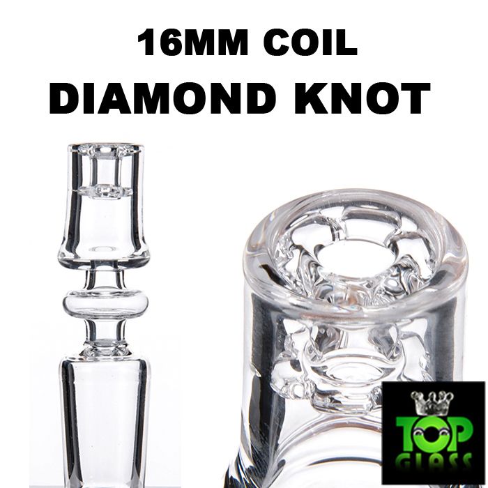 2021 2018 Newest! Electric Diamond Knot Quartz Domeless Nail With 10/14 ...