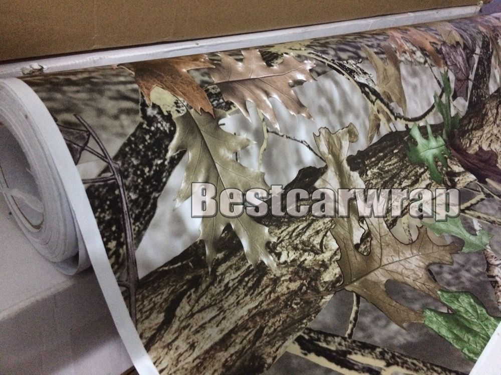2021 Matte Finish RealTree Camo Vinyl Wrap Mossy Oak Tree Leaf ...
