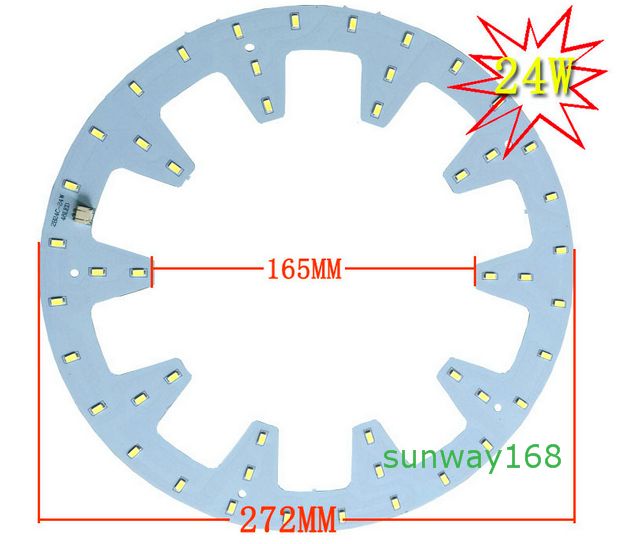New LED Circle PANEL Light Round Circular Ceiling Lamp SMD 5730 LED ...