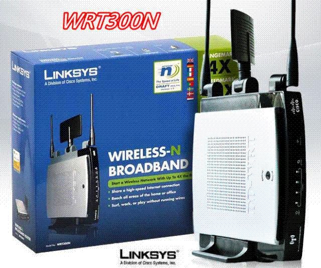 LINKSYS WRT300N Wireless Router DDWRT,TOMATO,WAYOS WIFI Repeater AP ...