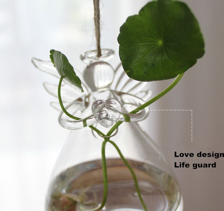 Glass Vases Home Decoration Angel Flower Vases Wedding Decoration ...