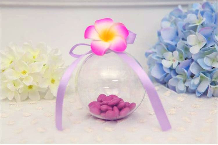 Christmas Decorations Openable Transparent Plastic Christmas Ball ...