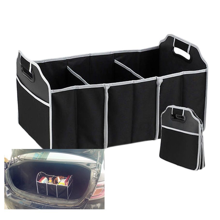 Foldable Car Organizer Boot Stuff Food Storage Bags Bag Case Box Trunk ...