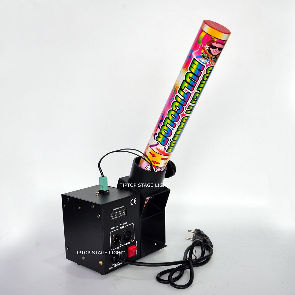 2021 One Head Electrical Shoot Mini Confetti Jet Machine Build In Power ...