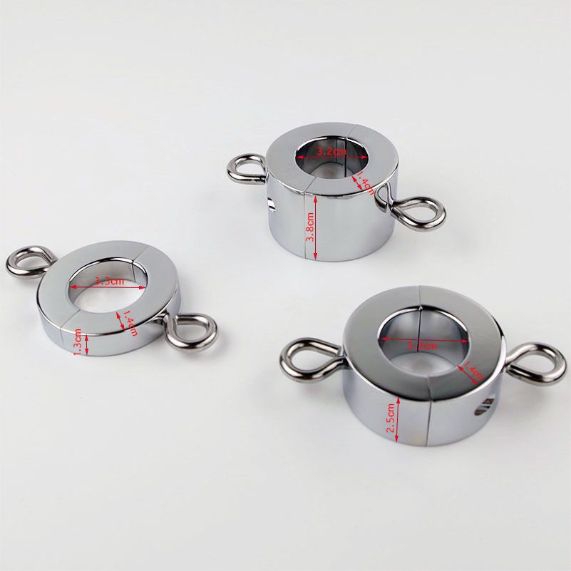 Ball Stretcher Weights For Cbt Zinc Alloy 3 Size Adult Bdsm Sex Games