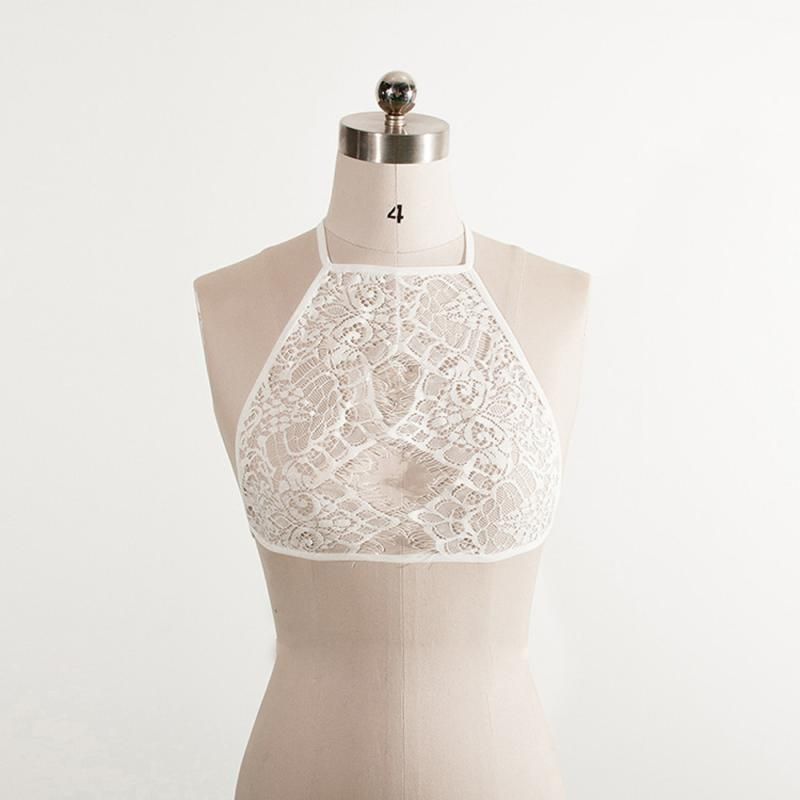 Wholesale Newly Design Women Sexy Hollow Transparent Wrapped Chest Lace ...