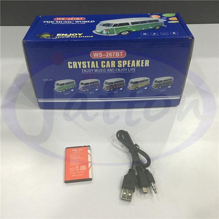 2021 2016 New Bus Bluetooth Speaker WS 267BT With Coloful LED MP3 ...