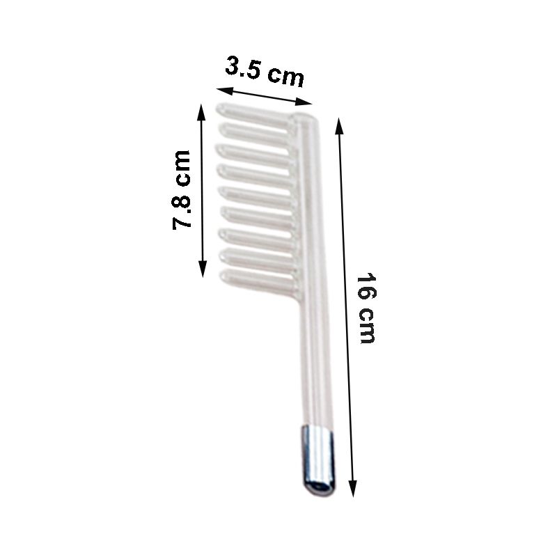 HF Comb Electrode Darsonval High Frequency Electrode Facial Spa Face ...