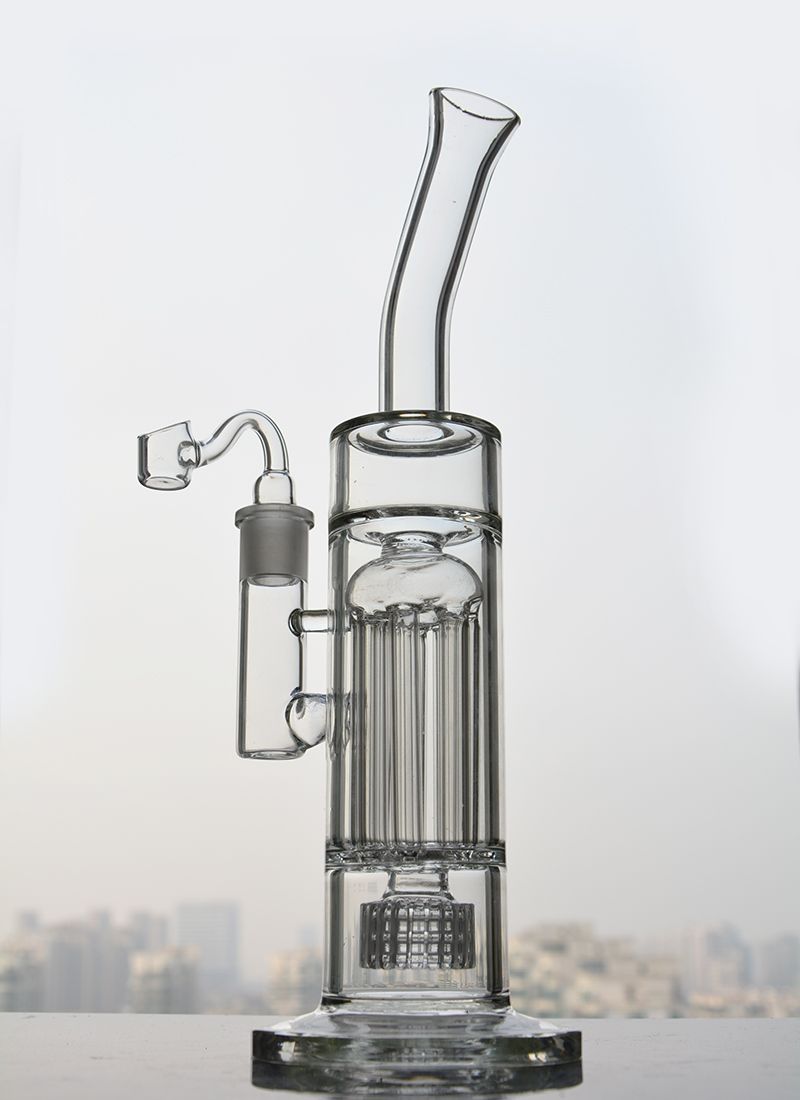 2020 13 Inches Tall 18 Mm Joint Thick Bong Glass Bongs Water Pipes Dab ...