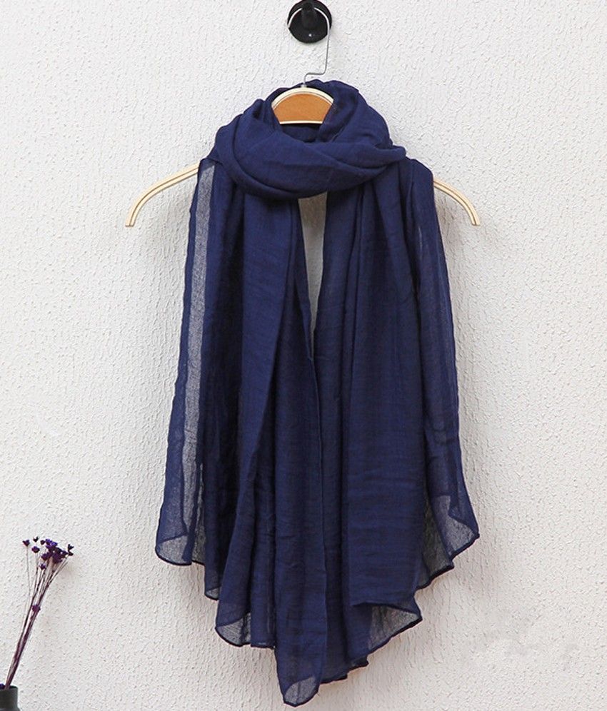 2020 Women Solid Color Scarf Winter Candy Color Scarf 78*180cm Shawls ...